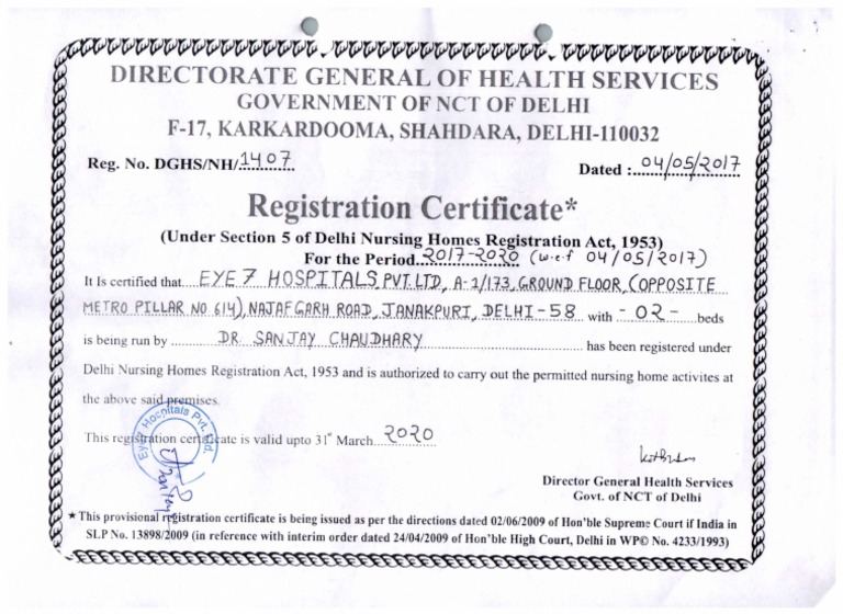 Registration Certificate | PDF