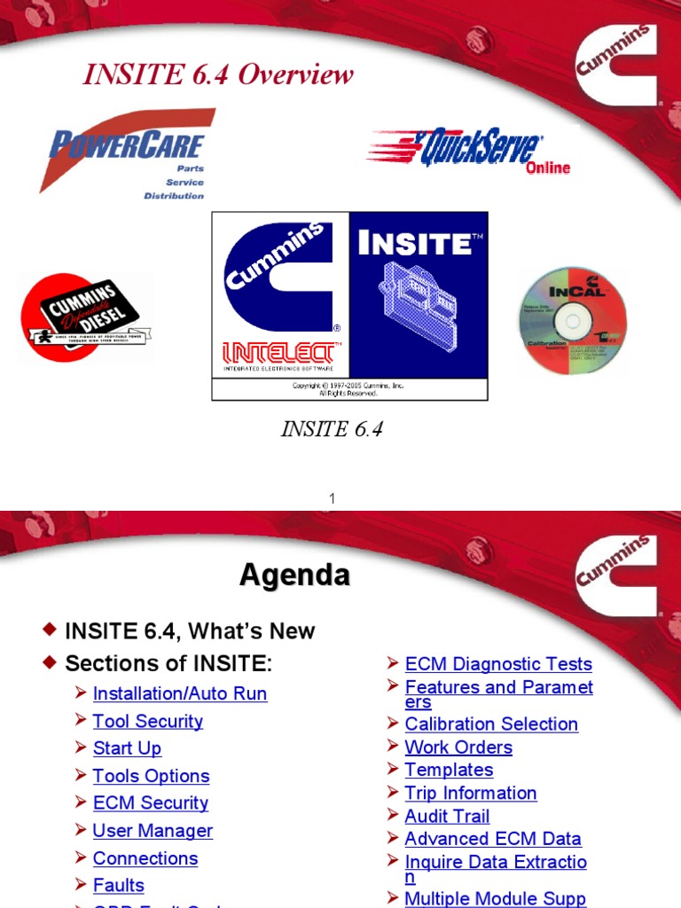 Cummins INSITE - 6 - 4 - Overview | PDF | Comma Separated Values | Horsepower
