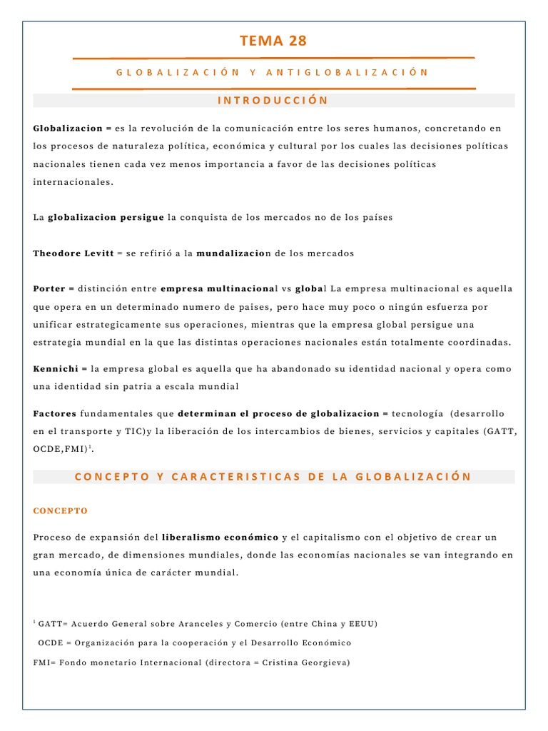 TEMA 28 CNP (Lucia) PDF | PDF | Informática | Globalización