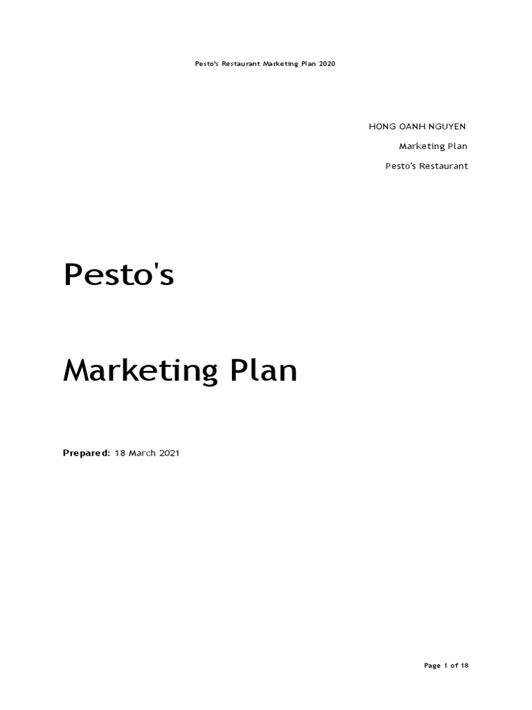 33 SITXMPR007 Appendix A Marketing Plan Template | PDF | Marketing | Risk