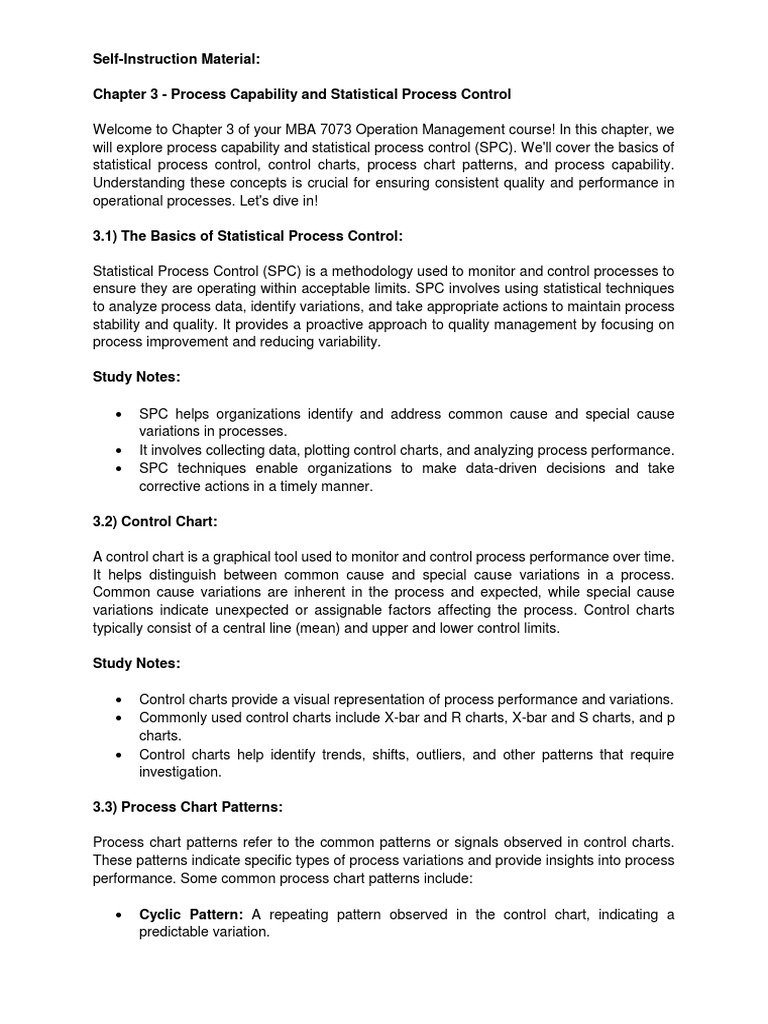 SIM Chapter 3 - Process Capability and Statistical Process Control ... SIM Chapter 3 - Process Capability and Statistical Process Control ...