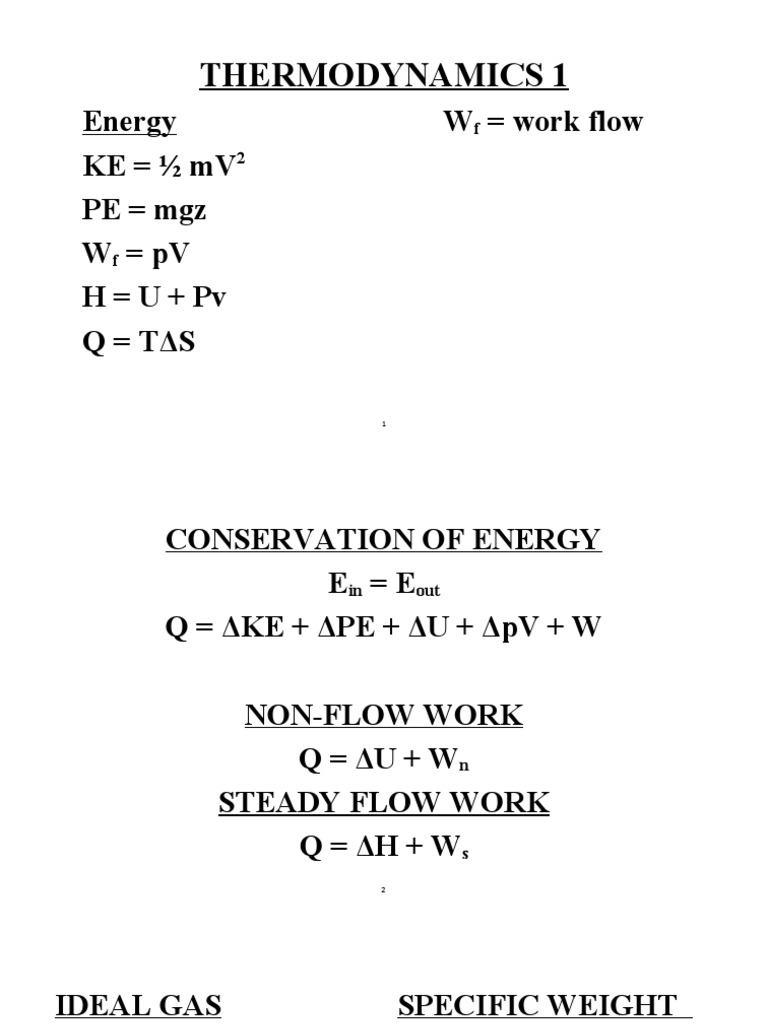 FORMULAS | PDF | Physical Sciences | Metrology