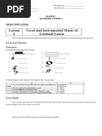 Exploring Elements of Music Worksheet | PDF | Performing Arts | Musicology