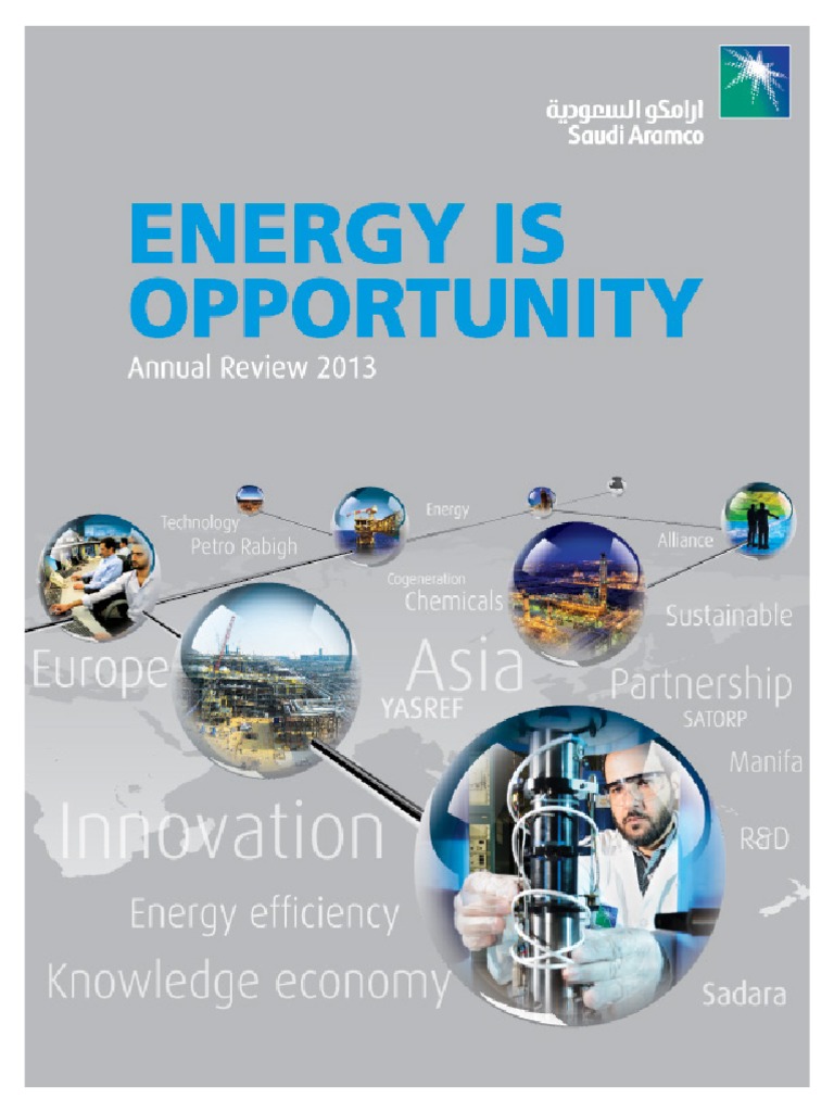 2013 Saudi Aramco Annual Review | PDF | Natural Gas | Barrel (Unit)