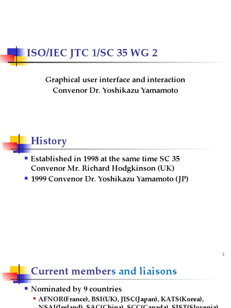 ISO/IEC JTC1 SC35 Dissemination Event February 2023 - WG2 | PDF | Iso/Iec Jtc 1 | Information ...