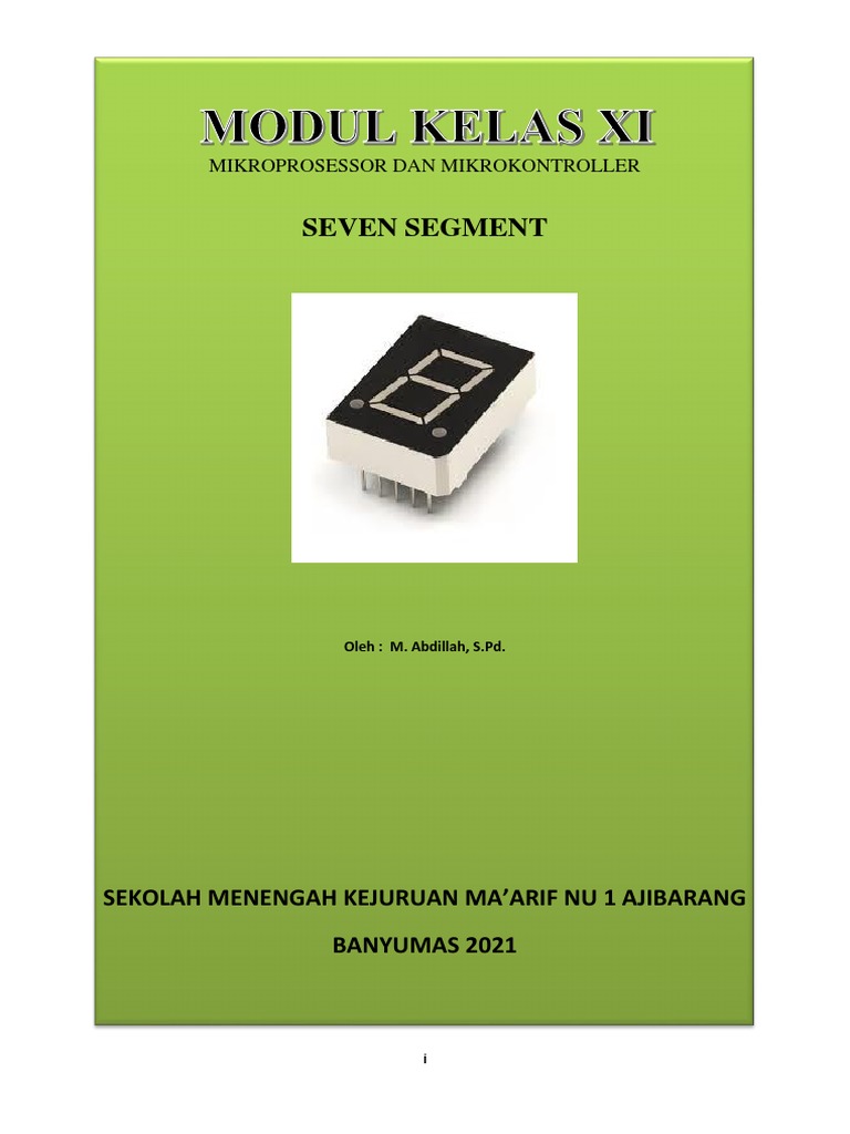 Modul MM Kelas Xi - Seven Segment | PDF