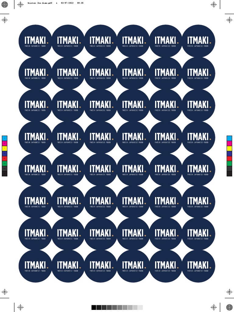 Sticker 3cm Diam | PDF