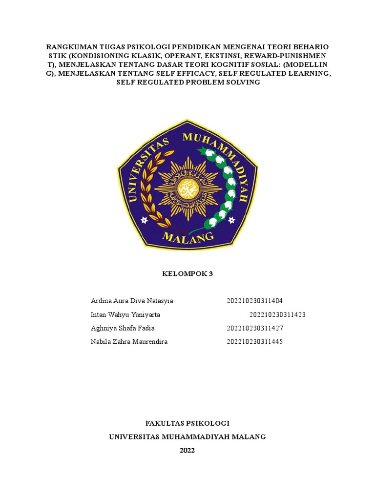 Psi Pend | PDF | Karier & Perkembangan | Sains & Matematika