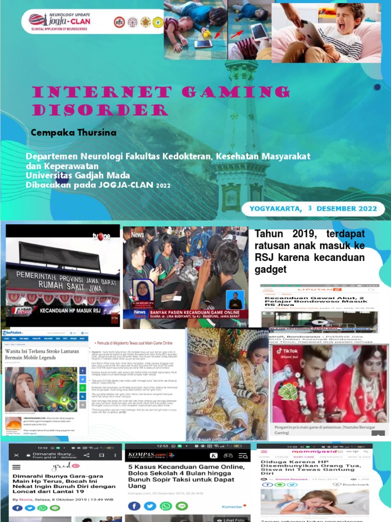 Internet Gaming Disorder-Dr. Cempaka | PDF