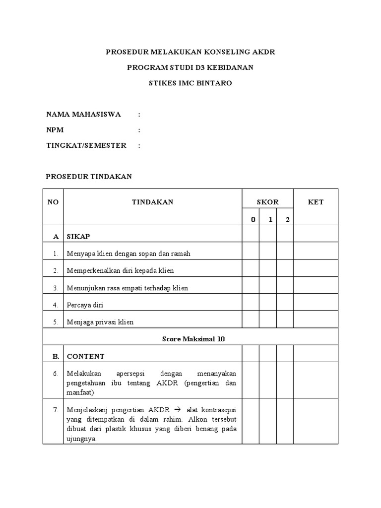 Konseling Akdr | PDF