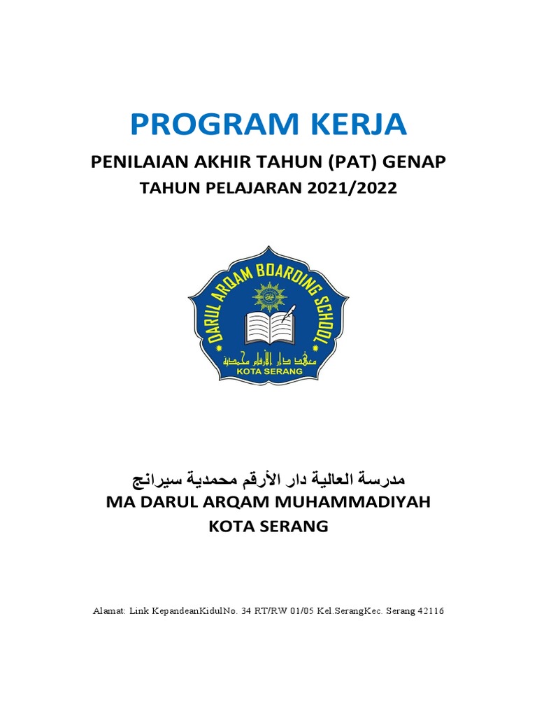 Cover Program Kerja Pdf