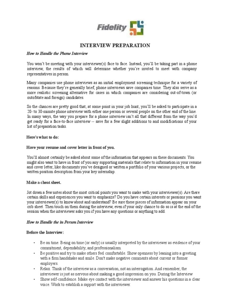 Interview Preparation and STAR method | PDF | Job Interview | Question