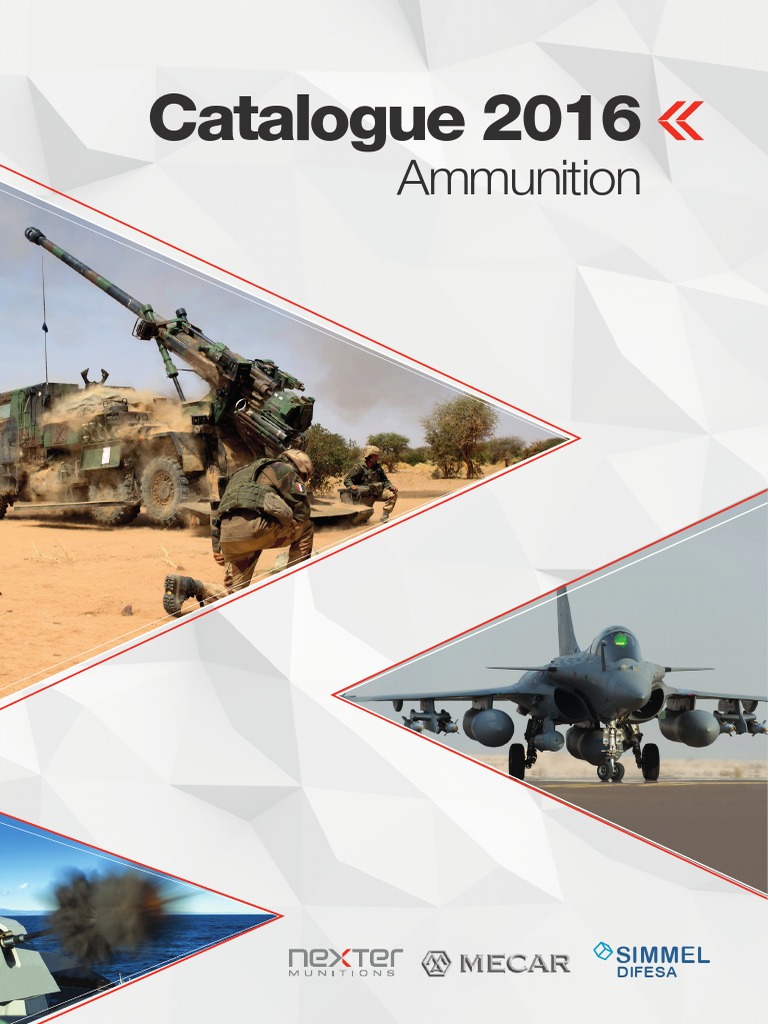 Nexter Catalog 2016 | PDF | Shell (Projectile) | Artillery
