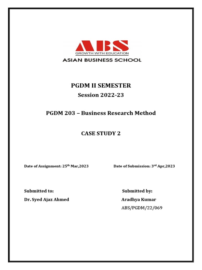 BRM Assignment 2 | PDF | Decision Making | Communication