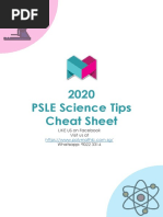 Full PSLE Sci Sketch Notes 3rd Edition | PDF