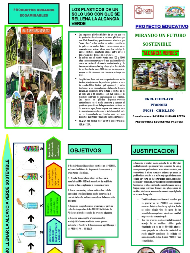 Triptico Cuidado Del Medio Ambiente | PDF | El plastico | Residuos Triptico Cuidado Del Medio Ambiente | PDF | El plastico | Residuos