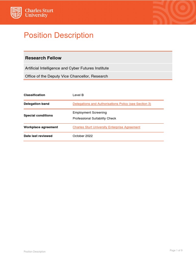 Level B - Research Fellow - Final | PDF | Artificial Intelligence ...