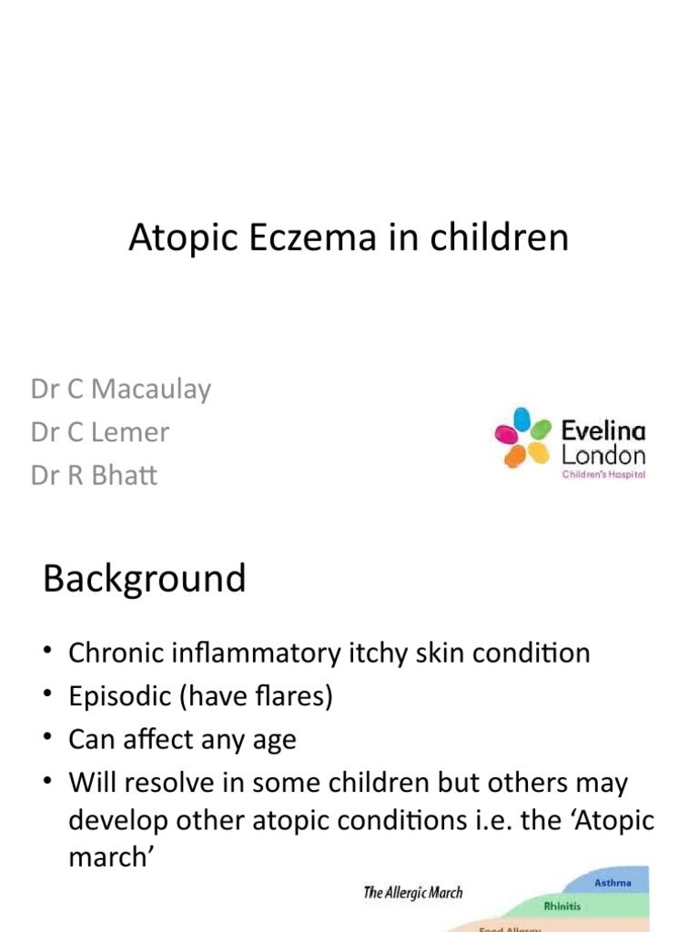 Managing Atopic Eczema in Children | PDF | Dermatitis | Topical Medication