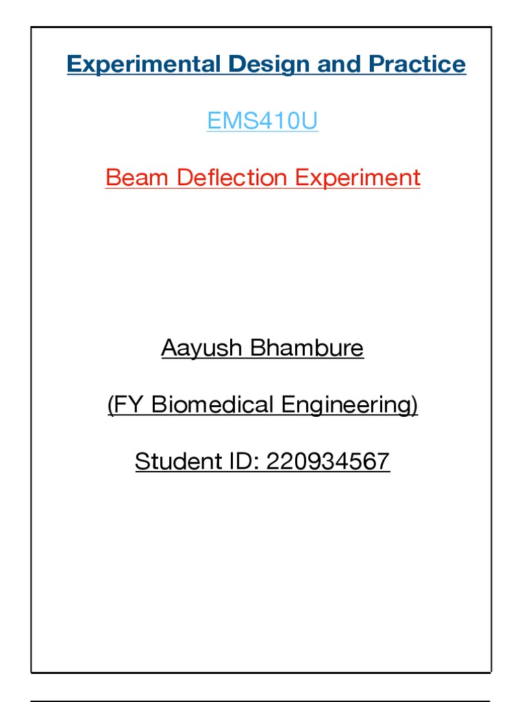 Beam Bending Pdf Bending Young S Modulus