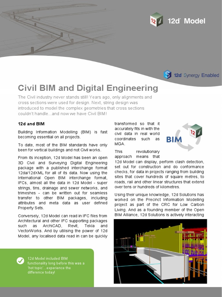 12d Bim | PDF | Building Information Modeling | Data