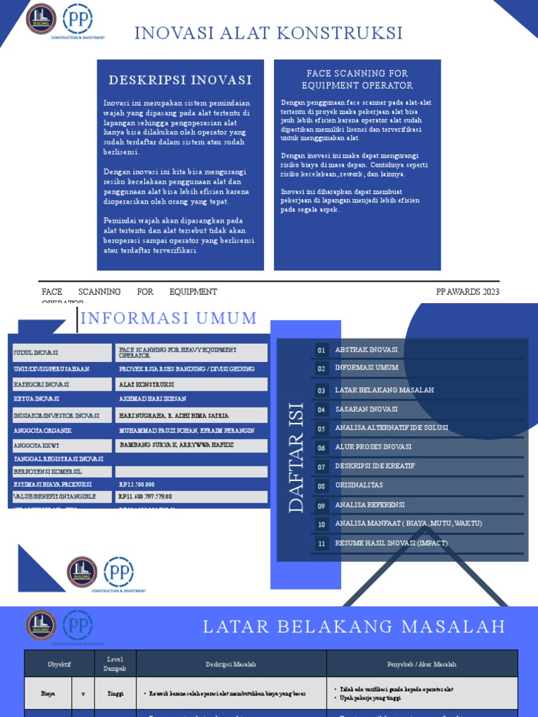 Inovasi Face Scanner untuk Operator Alat | PDF