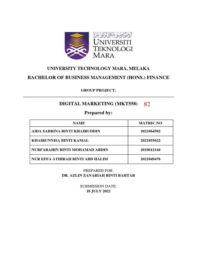 Group Assignment MKT558 (La Dolce Vita) - BA2423A | PDF | Payments ...