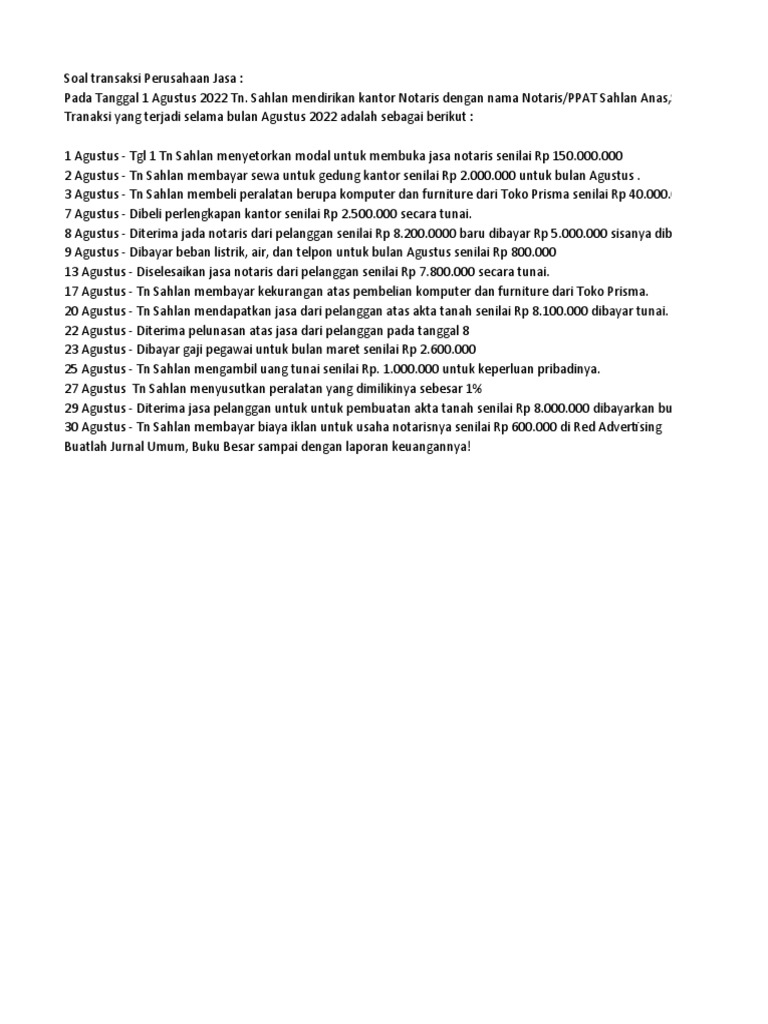 UAS Prak. Penyusuan Lap - Keu | PDF