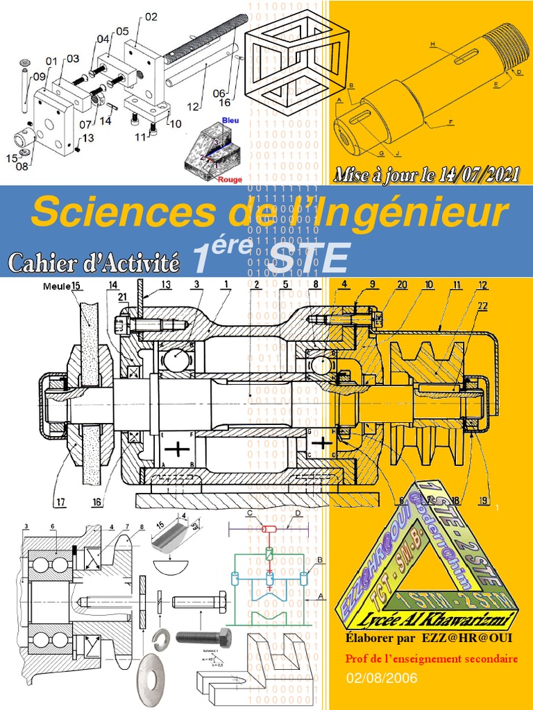 00-Activité Complète 1STE 2021-2022 | PDF | Vis de fixation ...