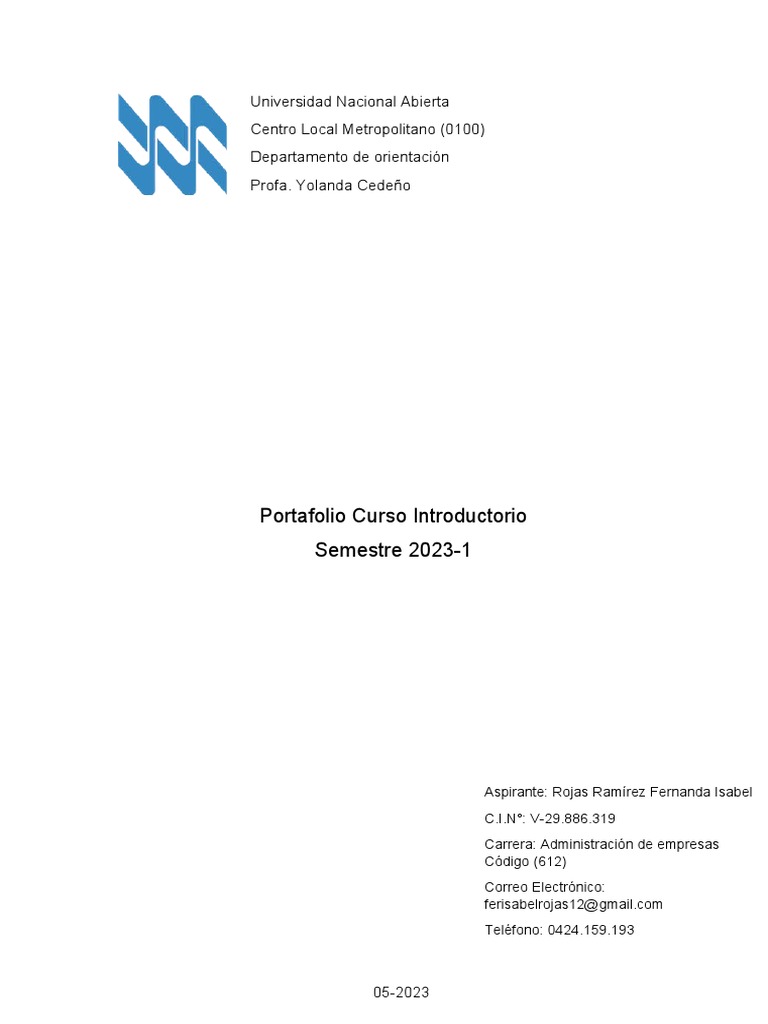 Segundo Portafolio Unidad 4 y 5 | PDF | Cognición | Ciencia cognitiva