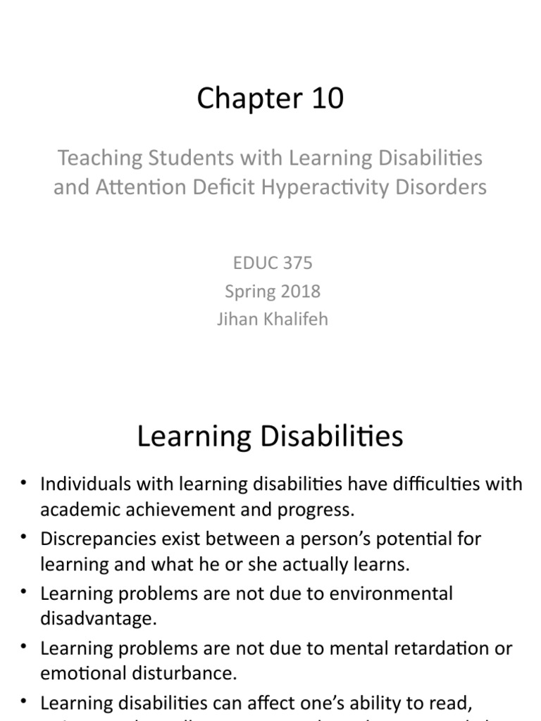 Reading Comprehension And Adhd