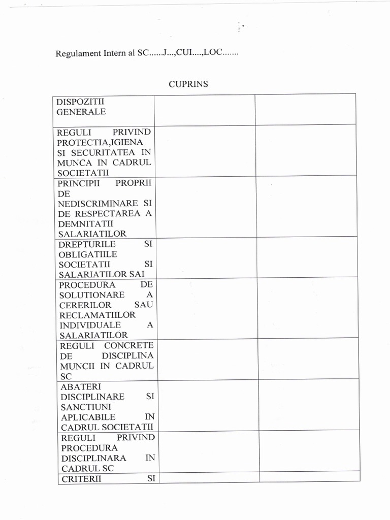 5.REGULAMENT INTERN | PDF