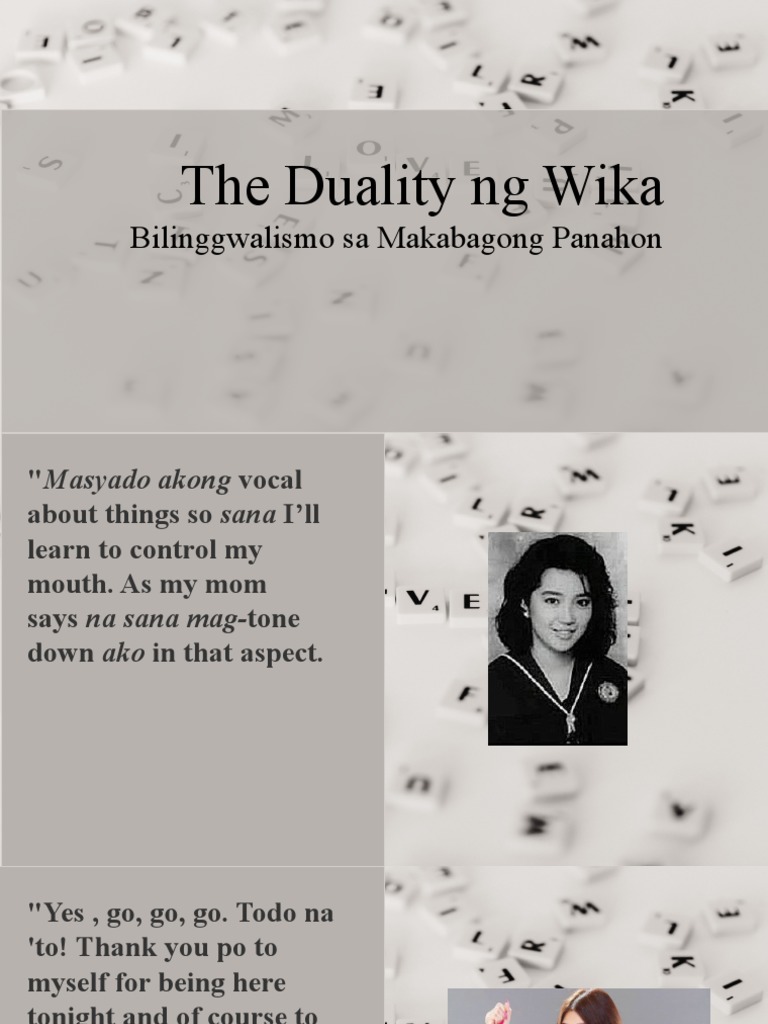 Bilinggwalismo Sa Makabagong Panahon | PDF