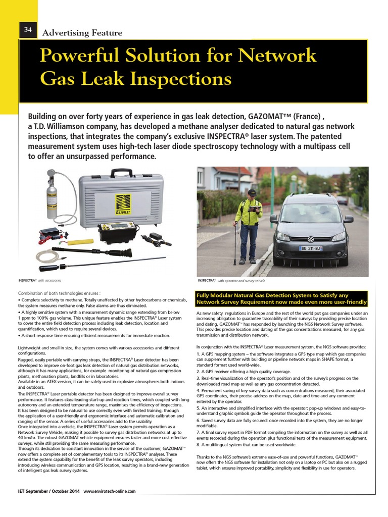 Powerful Solution For Network Gas Leak | PDF | Surveying | Computer Network