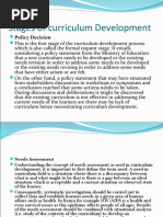 Nine Stages of Curriculum Development | PDF | Curriculum | Educational ...