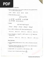 SASMO 2023 Practice Paper Answers | PDF