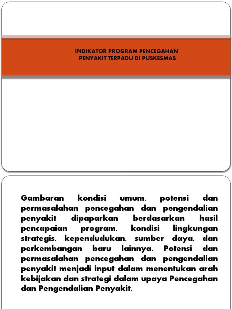 Indikator Program Pencegahan PP | PDF
