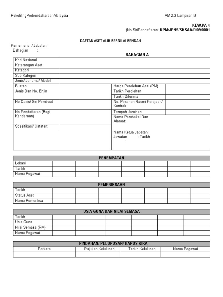 KEW-PA 4 (Word) | PDF