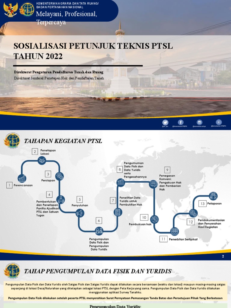 Bahan Sosialisasi Juknis PTSL (27-2-2022) 11.27 | PDF