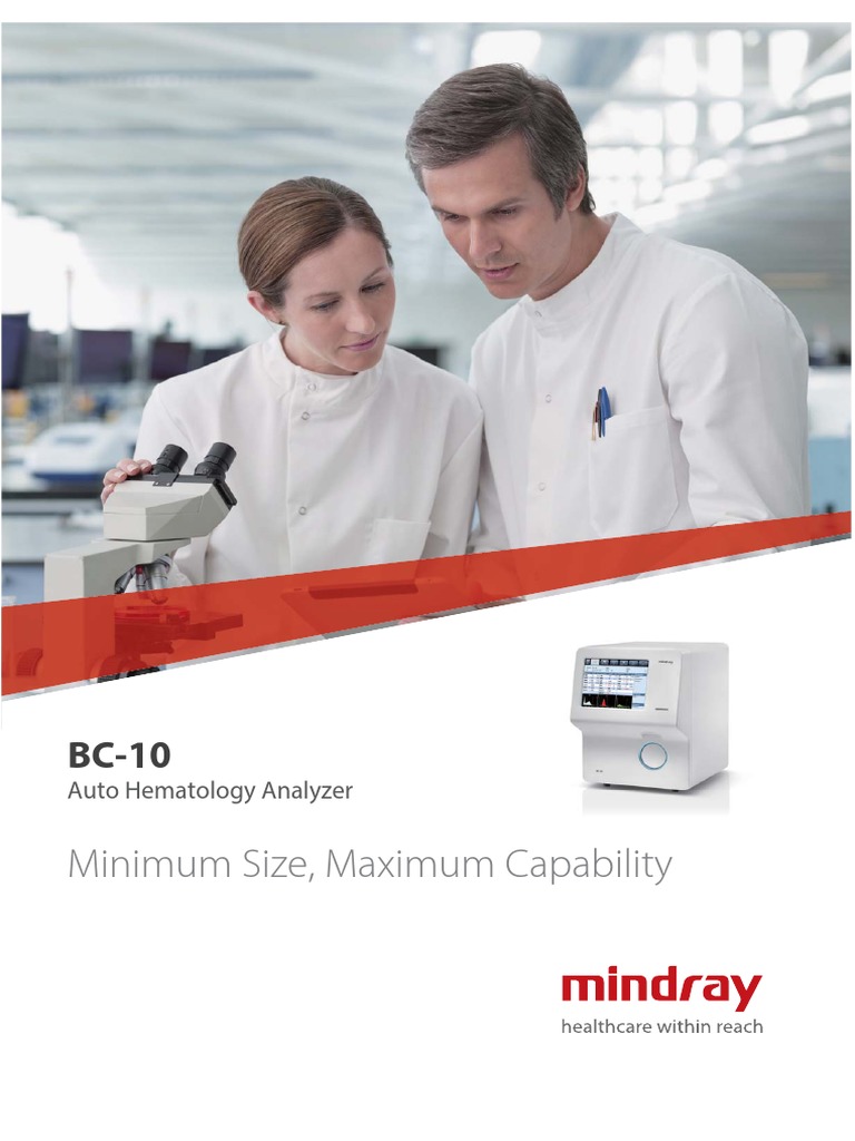 BC-10 Hematology Analyzer Brochure | PDF | Computer Engineering | Computing