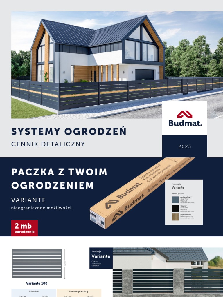 Cennik Systemy Ogrodzen 332 | PDF