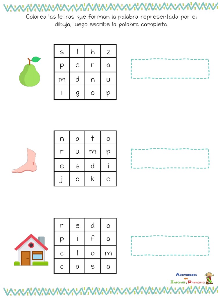 mini-sopas-de-letras | PDF