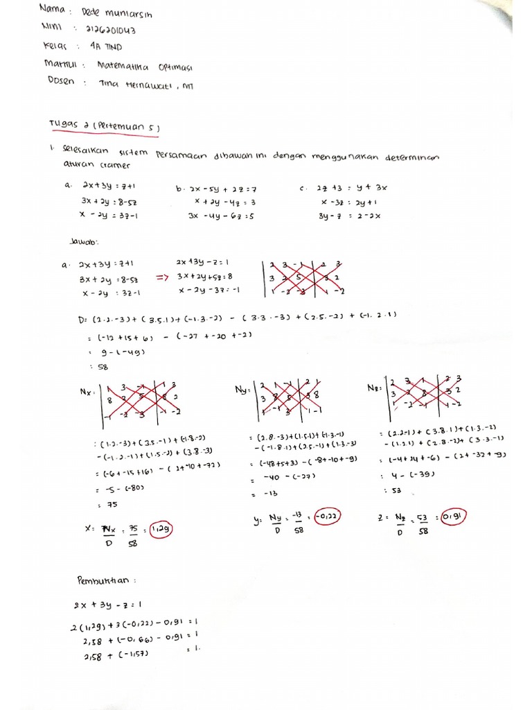Dede Muniarsih - 2126201043 - 4a - Tugas 2 Matop | PDF