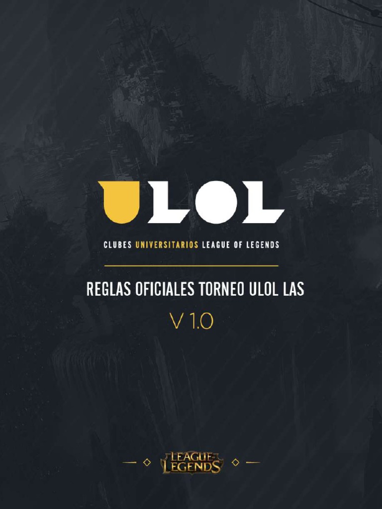 Reglas Oficiales Torneo ULoL LAS | PDF | Árbitro | Reclutamiento