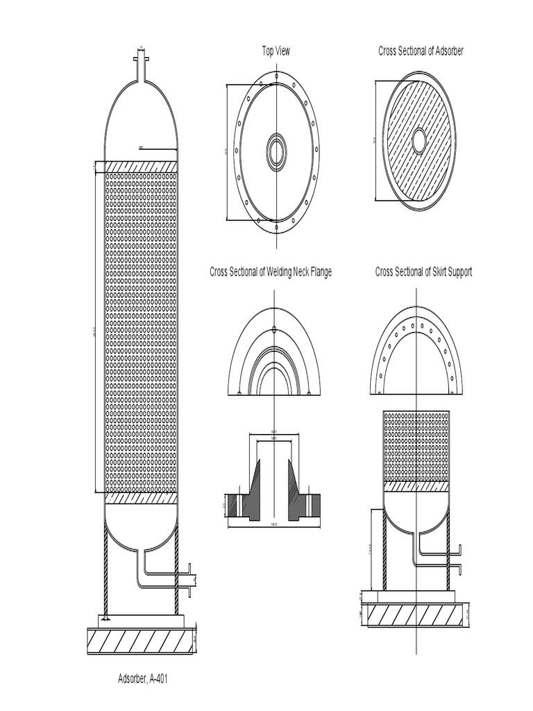 Mech Drawing Adsorber-Model | PDF