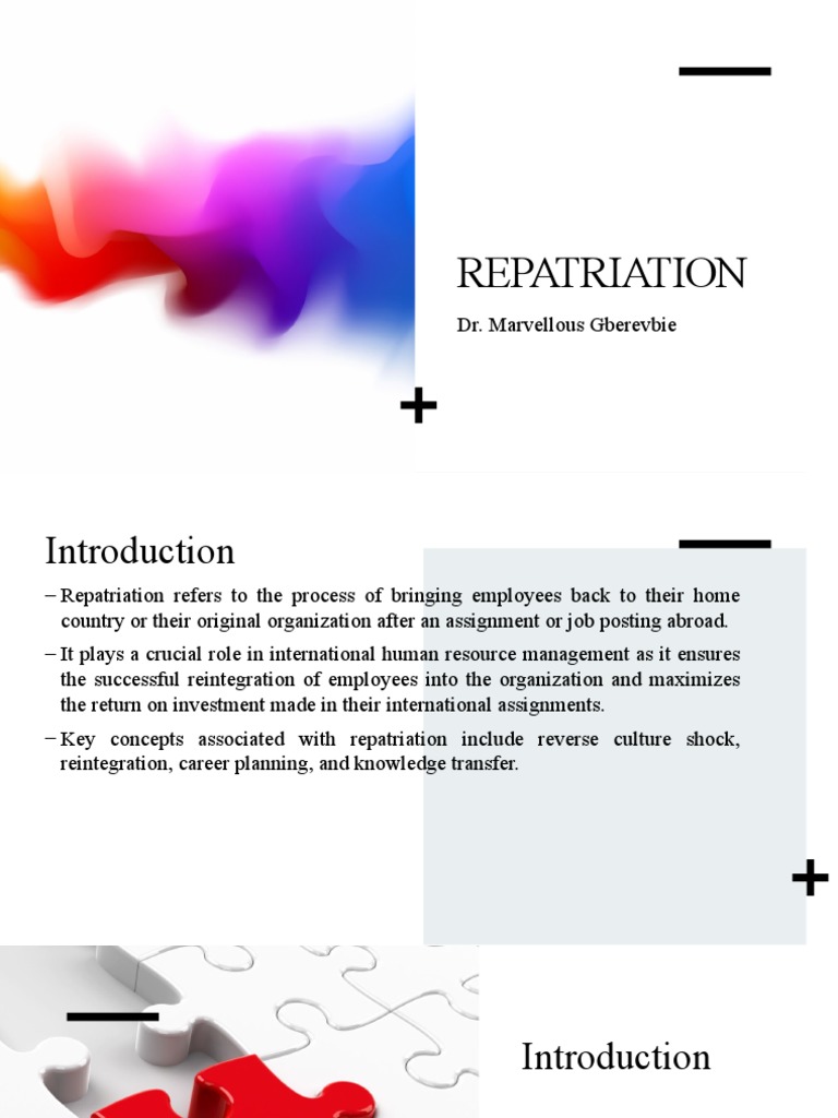 Effective Repatriation Management Strategies | PDF | Human Resource ...