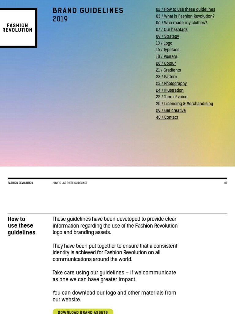 FINAL FR BrandGuidelines 2019 | PDF | Typefaces | Brand FINAL FR BrandGuidelines 2019 | PDF | Typefaces | Brand