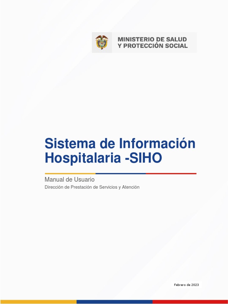 Manual de Usuario Del SIHO - Actualizado Feb_2023 | PDF | Contraseña ...