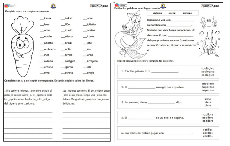 Ortografía Z, C y S | PDF