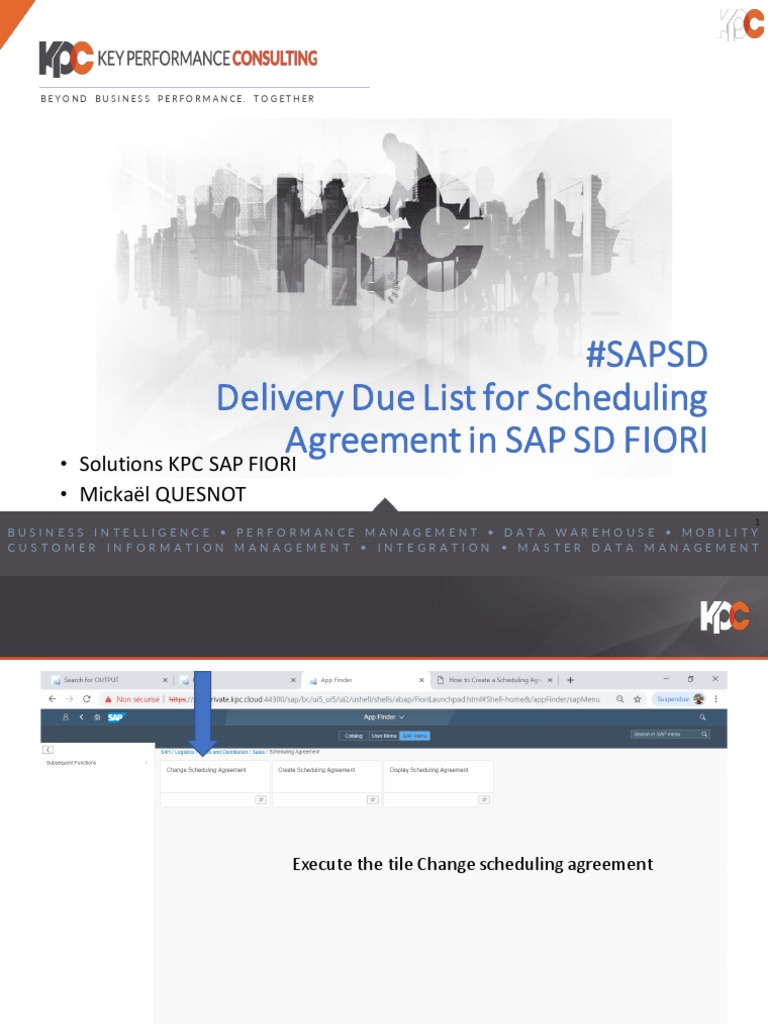 Delivery Due List For Schedule Agreement | PDF