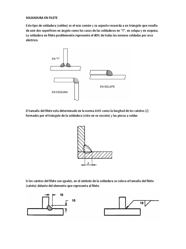 SOLDADURA EN FILETE | PDF | Soldadura | Construcción